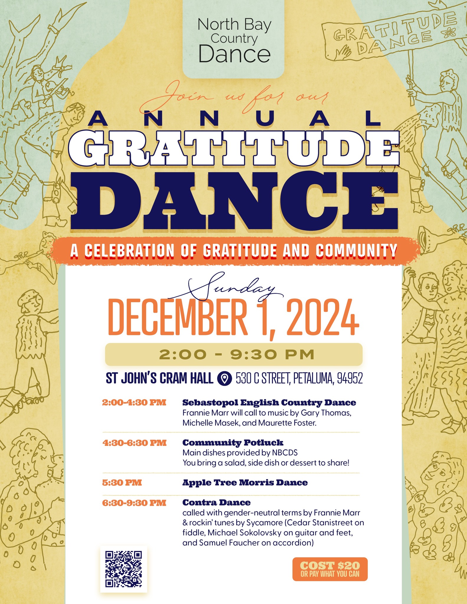 Gratitude Dance 2024 | North Bay Country Dance Society